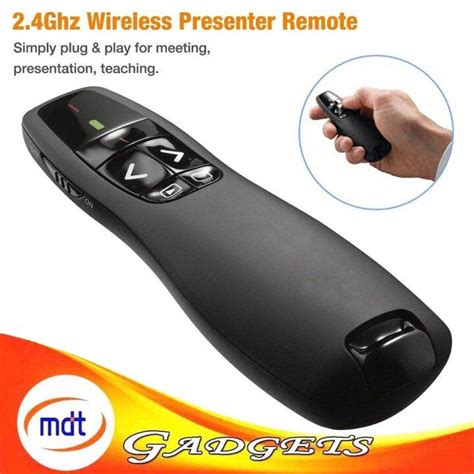 R400 Wireless Presenter Red Laser Pointer Ppt Remote Control