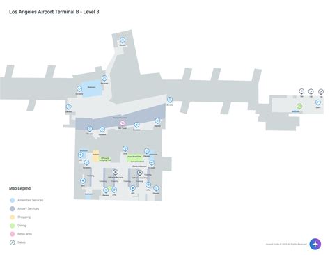Los Angeles Airport Lax Maps