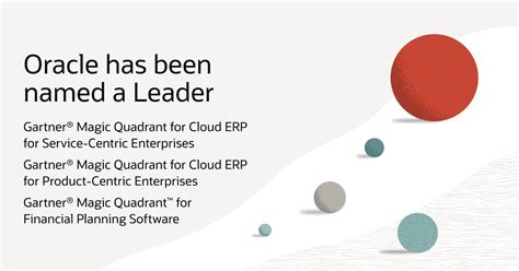 Oracle Was Named A Leader In Three Gartner Reports Assessing Financial… Liz Fazio