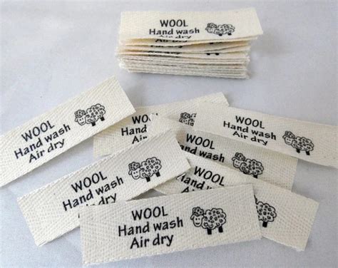 Wool Care Labels Etsy