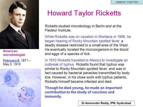 Iamm Tapc Chapter Birth Anniversary Ricketts