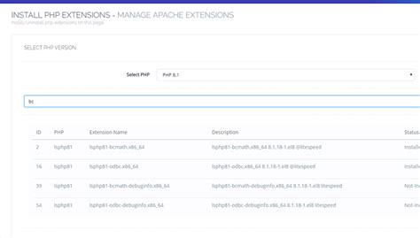 Install Bcmath Php Extension Support And Discussion Cyberpanel