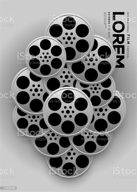 빈티지 필름 릴과 영화 및 영화 포스터 디자인 템플릿 배경 0명에 대한 스톡 벡터 아트 및 기타 이미지 0명 Film