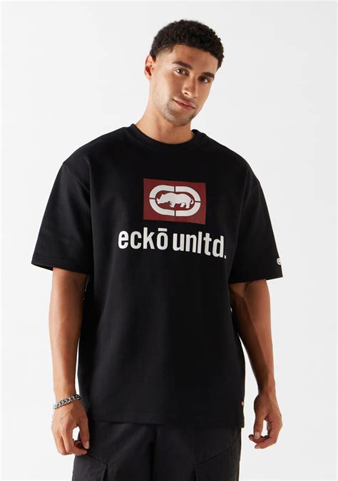 Shop Ecko Unltd Logo Print Crew Neck T Shirt Online Splash Uae