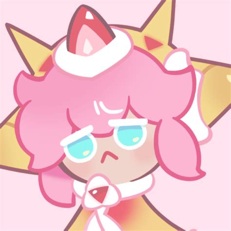 Strawberry Crepe Cookie ૮₍˶• • ⑅₎ა Strawberry Crepes Strawberry