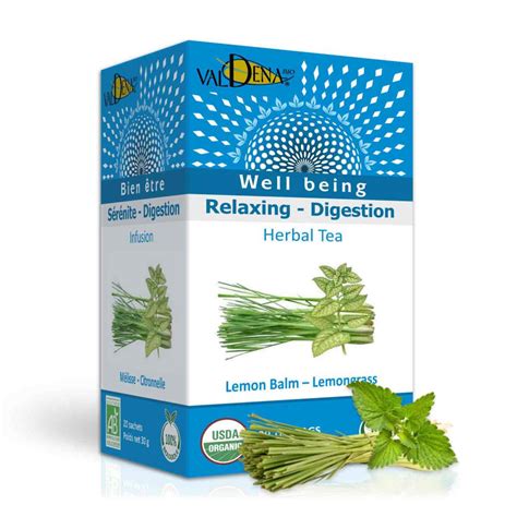 Lemon Balm And Lemongrass Organic Herbal Tea For Relaxation And Digestion