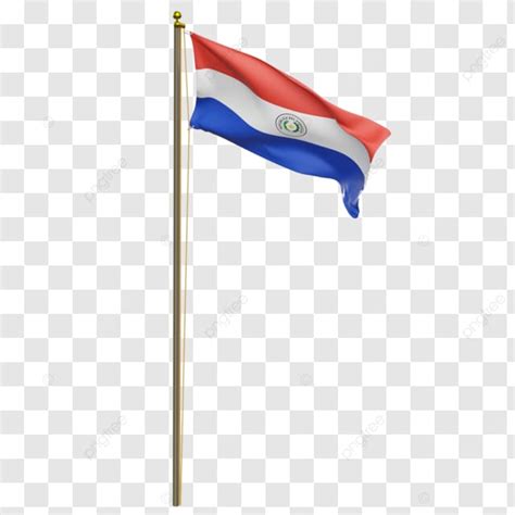 투명 포스트로 흔들리는 파라과이 국기 투명 극을 흔들며 파라과이 국기 펄럭이는 파라과이 국기 파라과이 국기 Png 일러스트 및 Psd 이미지 무료 다운로드 Pngtree