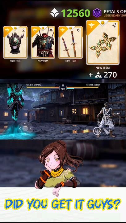 Sf3 New Event Free Triad Set💥 Shadowfight3 Gaming Youtube