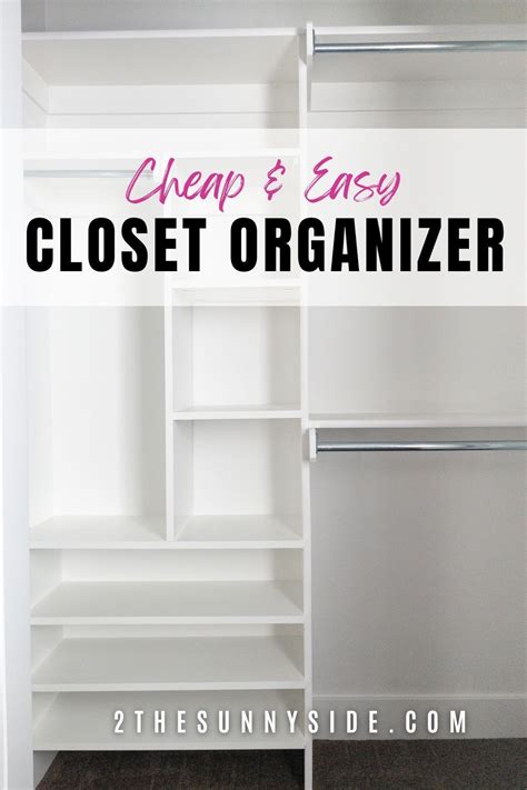 10 Cheap And Easy Diy Closet Organizer Ideas