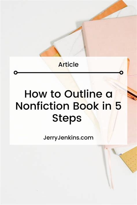 How To Outline A Nonfiction Book In 5 Steps Nonfiction Books Book
