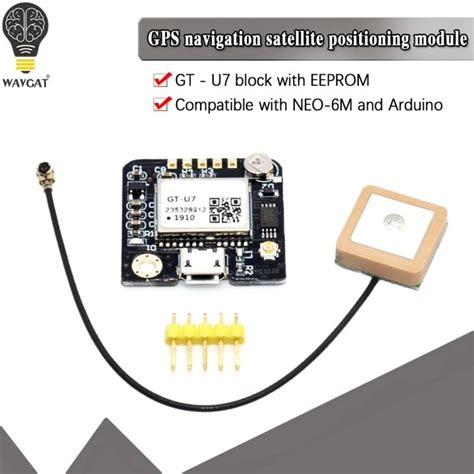 gt u7 gps module navigation satellite positioning compatible neo 6m 51 single chip microcomputer
