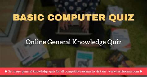 500 Basic Computer Mock Test Sets For All Exams Aspirants Test 4 Exams