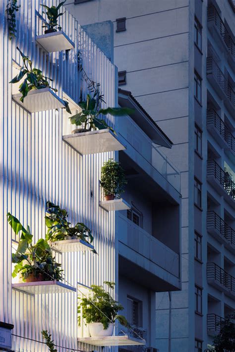 طراحی نمای آپارتمان با ظاهری پویا و سرزنده آرل