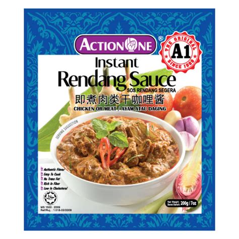 Action One Rendang Curry Paste 200g Just Go Shop
