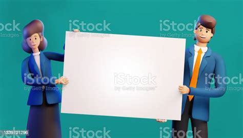 3d 렌더링 그림입니다 비즈니스 사람들은 텍스트 공간이있는 흰색 배경을 보유하고 있습니다 경영자에 대한 스톡 사진 및 기타 이미지 Istock