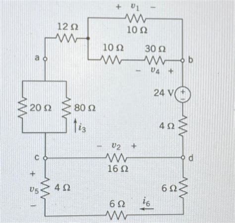 Solved P 3 6 19 Determine The Values Of V1 V2 I3 V4 V5 Chegg Com