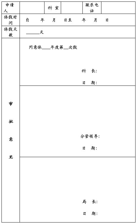 年休假申请报告八篇 范文118