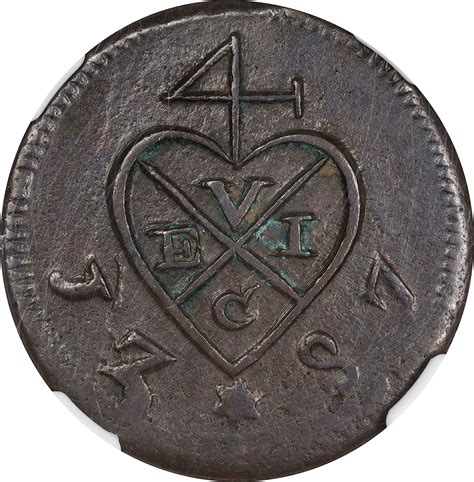 1787年荷属英国槟榔屿1分NETHERLANDS EAST INDIES British Pulu Penang Pice Cent