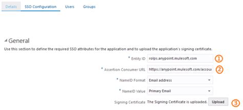 Anypoint Platform Single Sign On SSO SAML Configuration With Oracle IDCS PART ProstDev Blog