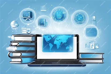 Premium Ai Image Education Technology Illustration Background