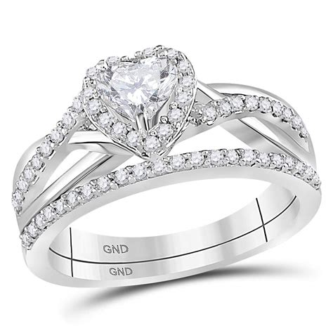 White Gold Wedding Rings For Women With Diamonds