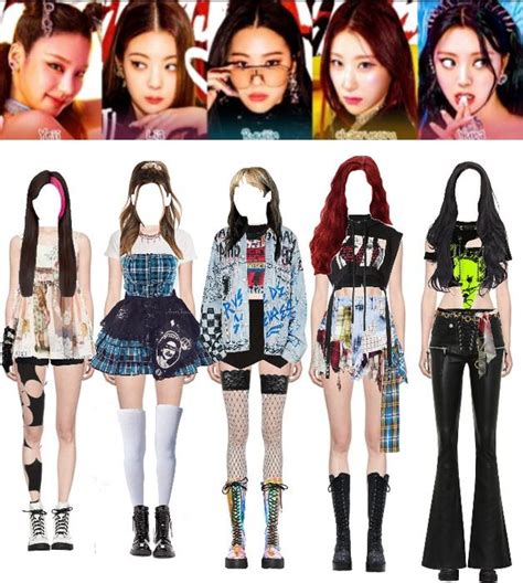 ﻿itzy Loco Outfit Shoplook In 2024 Outfits Kpop Fashion Stage Outfits