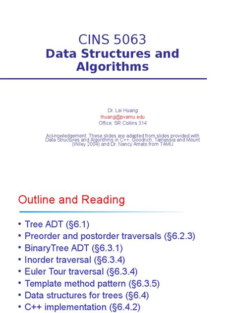 Lecture 06 Ch6trees Pdf Computer Programming Computing