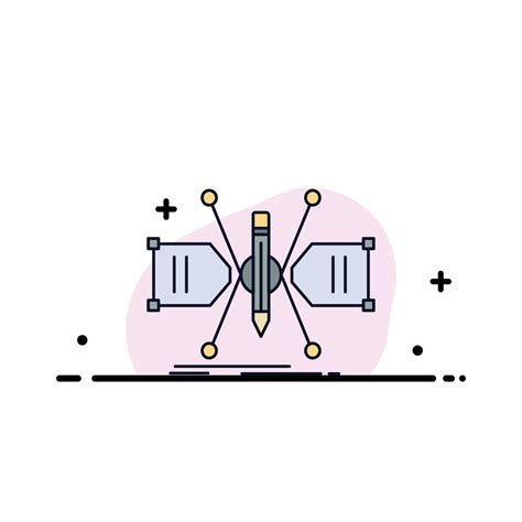 Architect Constructing Grid Sketch Structure Flat Color Icon Vector 13326298 Vector Art At Vecteezy