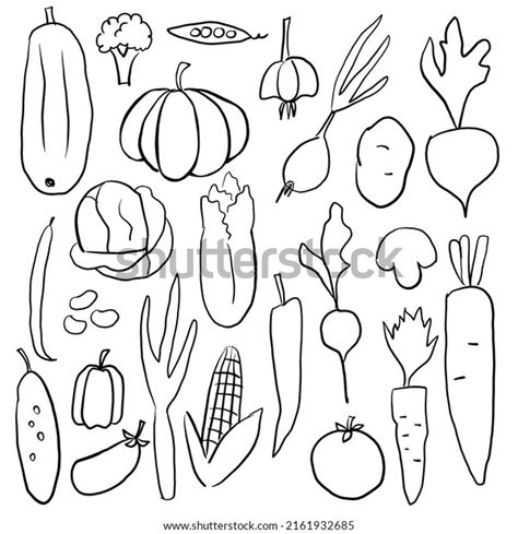 Clip Art Black And White Vegetables Clipart