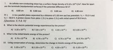 Solved An Infinite Non Conducting Sheet Has A Surface Charge