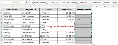 Excel Formula To Count Months From Date To Today Excel Insider