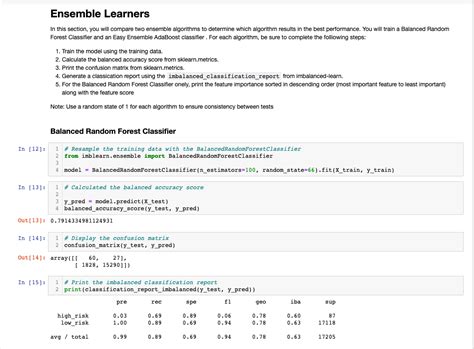 GitHub G S Credit Risk Analysis Incorporation Of Python To Build And Evaluate Several