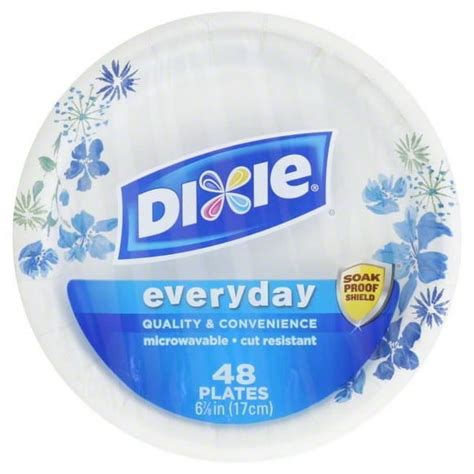 Dixie Plates In Disposable Tableware