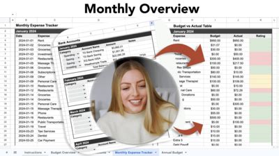 Free Budget Template Steph Den