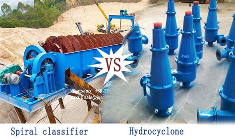 Which Effect Is Better Between Spiral Classifier And Hydrocyclone Jxsc