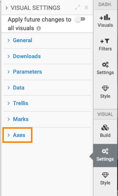 Customizing Axes For Visuals