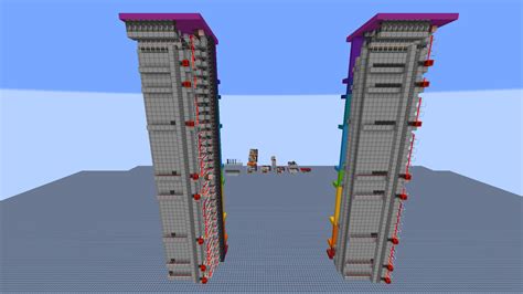 Multifloor Bubble Elevator Minecraft Map