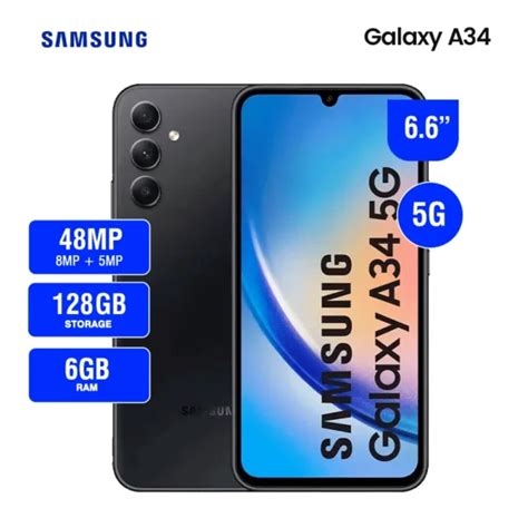 Celular Samsung Galaxy A34 5g Memoria Ram 6gb Storage 128gb Electro A