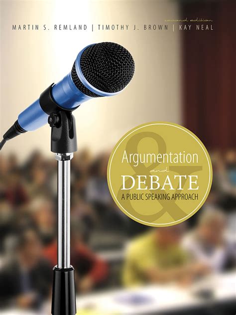 Argumentation And Debate A Public Speaking Approach Higher Education