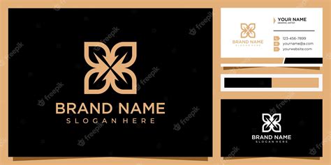 추상 편지 X 로고 디자인 컨셉 프리미엄 벡터