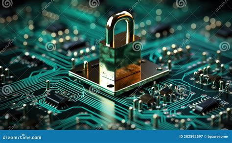 Cybersecurity Shielding In The Digital Realm Concept Cybersecurity Threats Data Breach Royalty