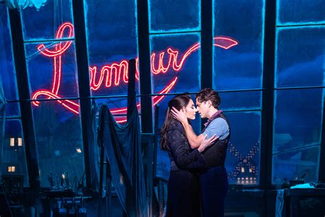 First Look Aaron Tveit Steps Back Into Moulin Rouge The Musical