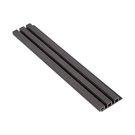 Ecoscape Forma Argent Composite Slatted Cladding Board Bm Steel