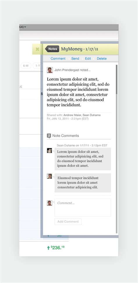Sidebar Notes On Behance