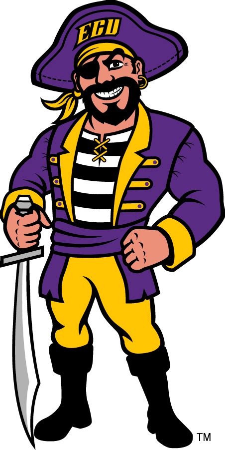 East Carolina Pirates Logo Mascot Logo Ncaa Division I D H Ncaa D