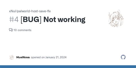 Bug Not Working · Issue 4 · Xnulpalworld Host Save Fix · Github