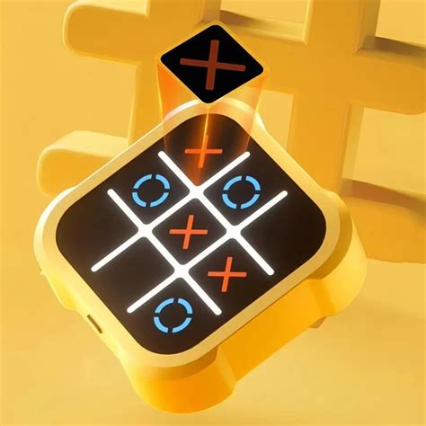 Electronic Tic Tac Toe Board Game Portable Interactive Puzzle For K Home Fads