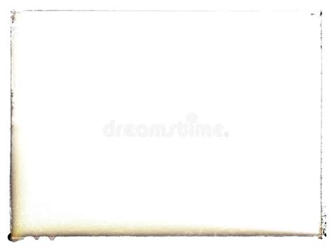 Solid Blank White Rectangle With Black Border Frame Suitable For