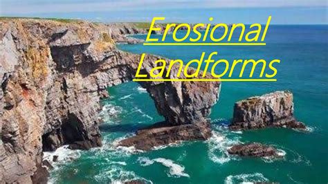 Coastal Land Forms Erosional And Depositional Landforms Ppt