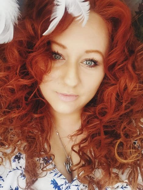 Premium Photo Portrait Of Woman With Redhead